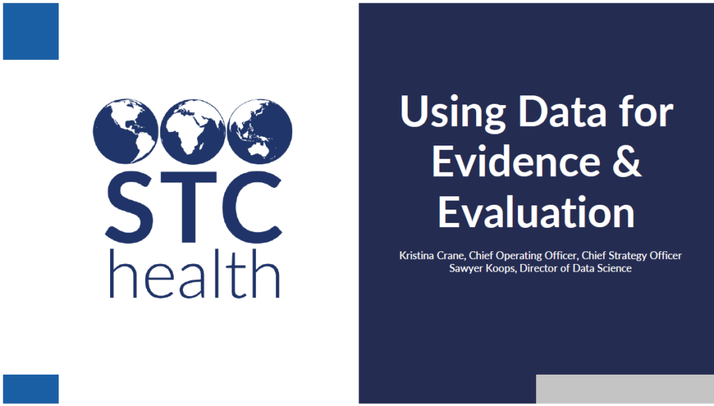 Using Data for Evidence and Evaluation Presentations - NCICP
